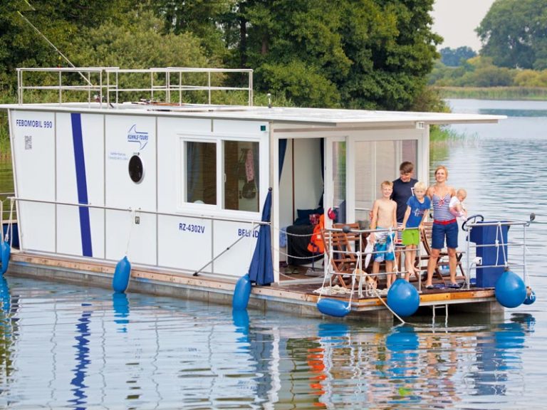 Febomobil 990 Bootshaus mieten - Riverlodge Hausboote
